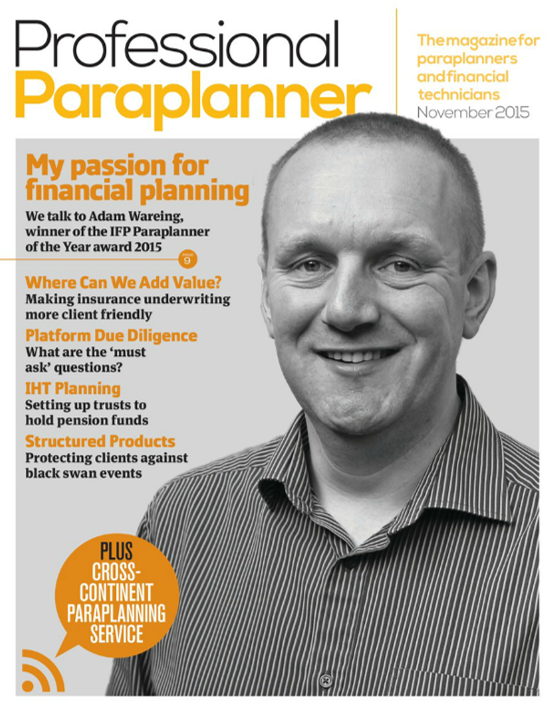 Nov 2015 - Professional Paraplanner