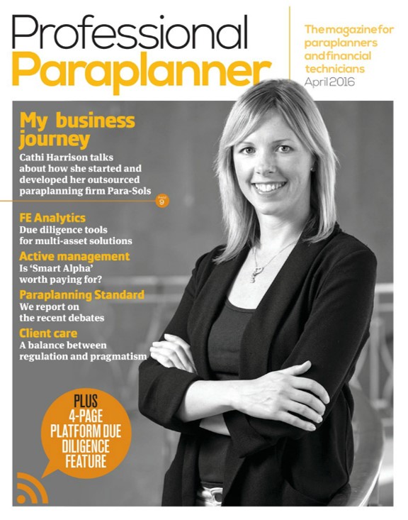 April 2016 - Professional Paraplanner
