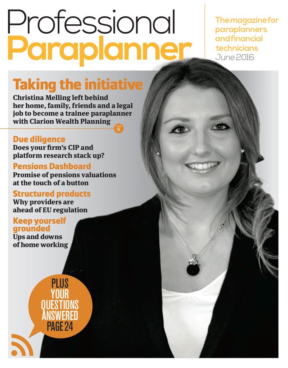 June 2016 - Professional Paraplanner