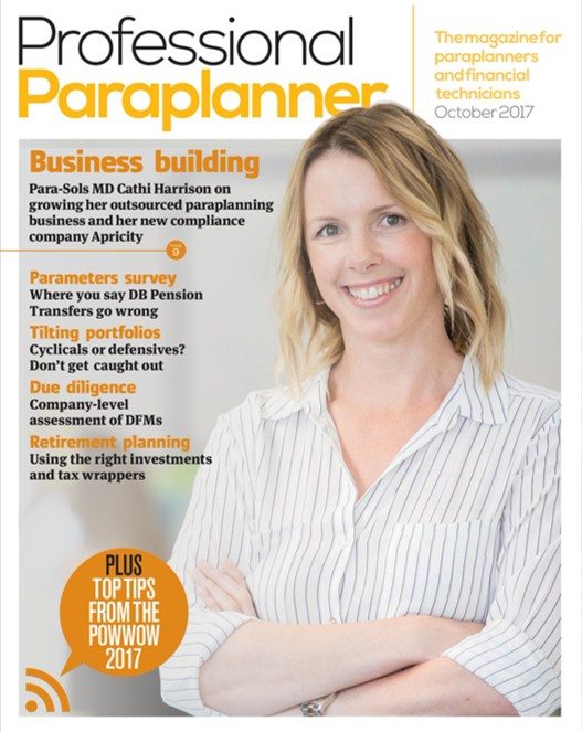 October 2017 - Professional Paraplanner