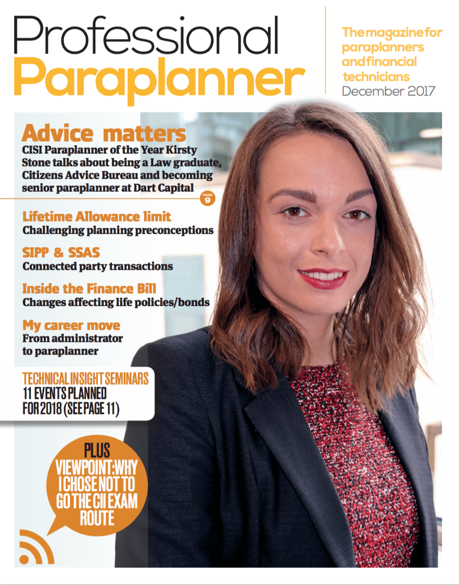 December 2017 - Professional Paraplanner