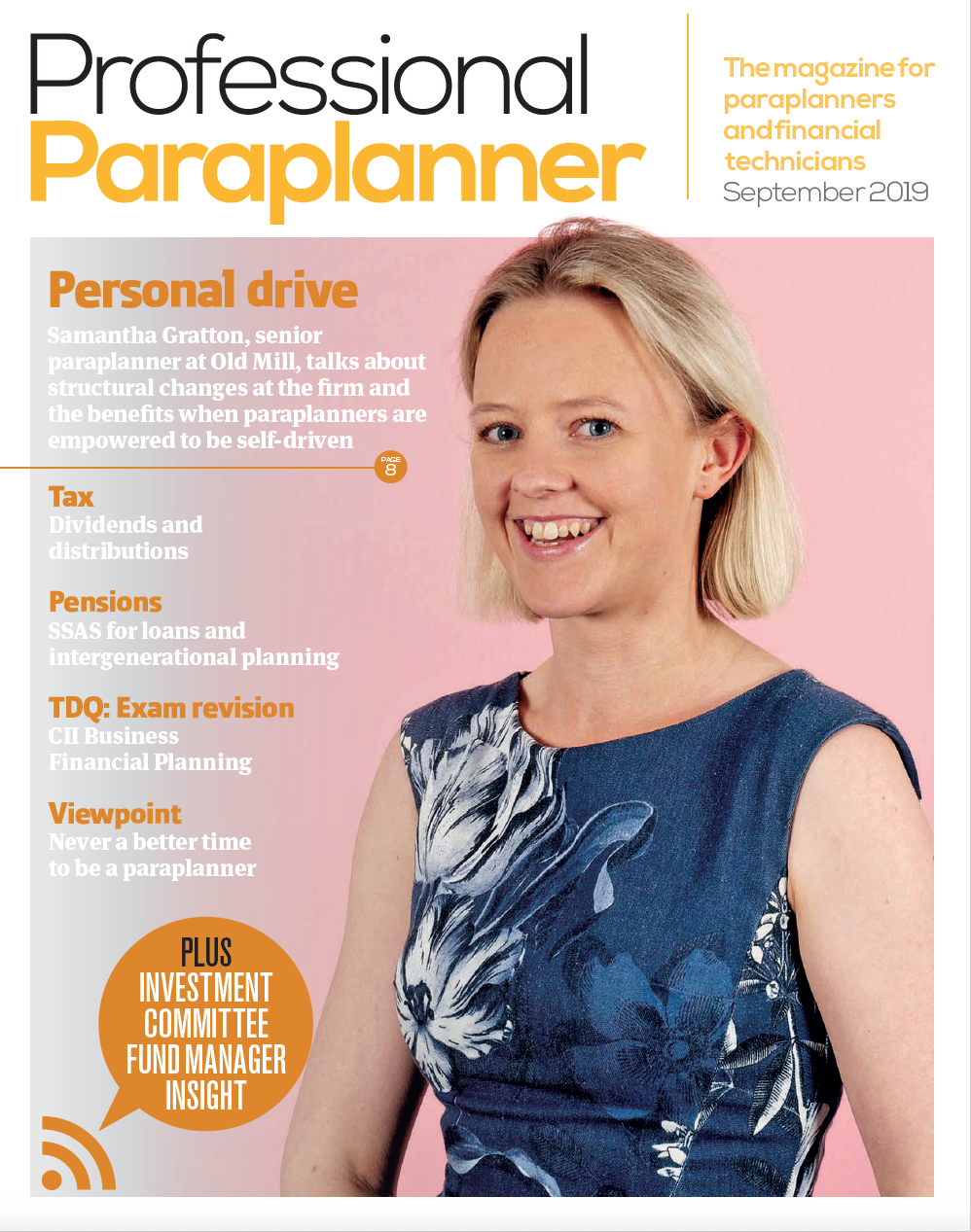 SEPTEMBER 2019 - Professional Paraplanner