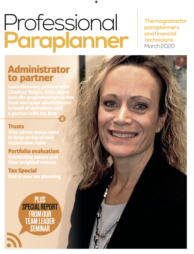 MARCH 2020 - Professional Paraplanner