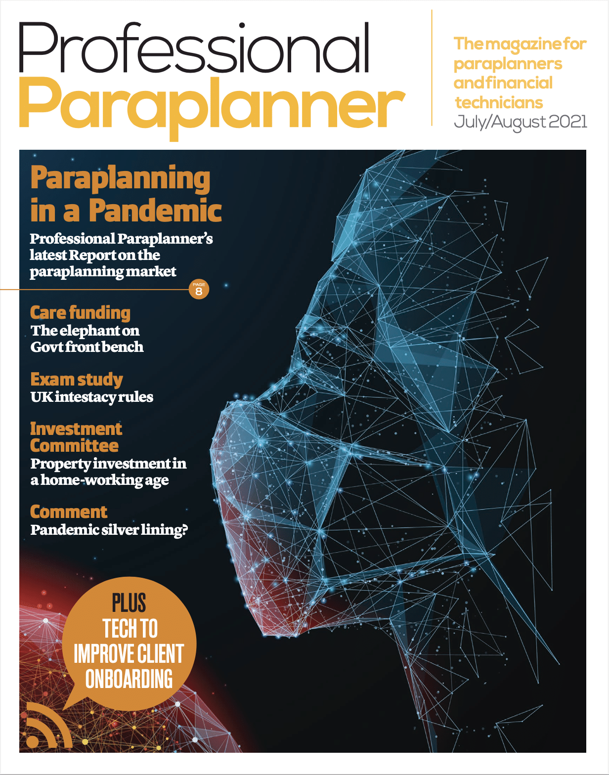 JULY / AUGUST 2021 - Professional Paraplanner